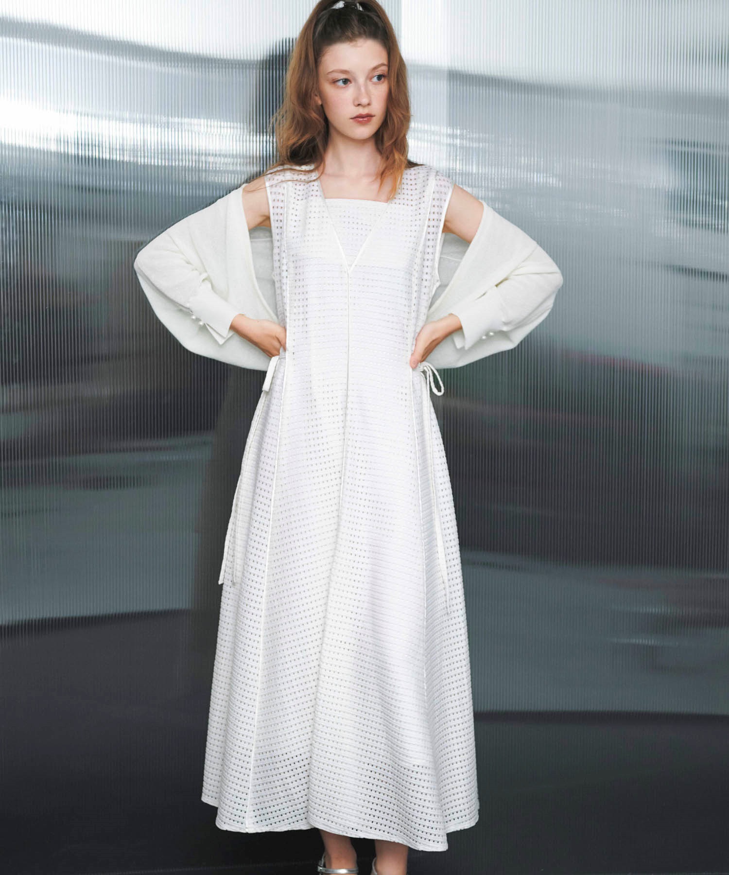 エルマンノシェルヴィーノ SCERVINO Street 美レース ワンピース エルマンノシェルヴィーノ SCERVINO Street 美レース ワンピース