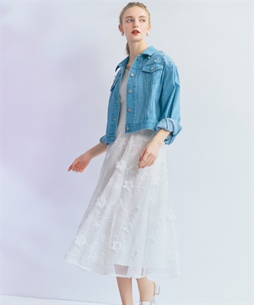 メッシュレースワンピース | ロングワンピース | Noela OFFICIAL メッシュレースワンピース | ロングワンピース | Noela OFFICIAL