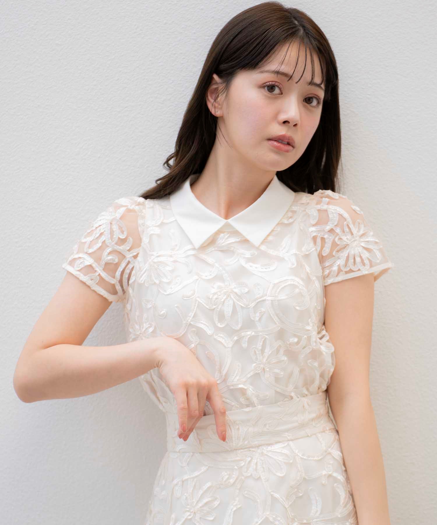 予約】コード刺繍ブラウス | シャツ・ブラウス | Noela OFFICIAL 予約】コード刺繍ブラウス | シャツ・ブラウス | Noela OFFICIAL